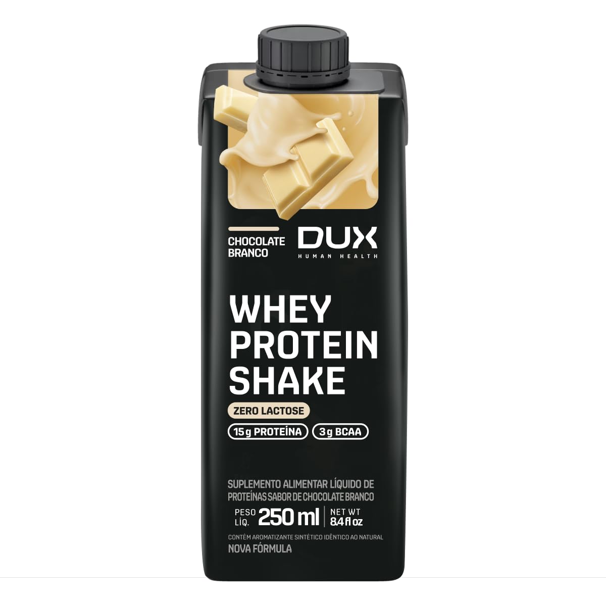 Dux Nutrition Whey Protein Shake 250ml - Chocolate Branco : Amazon.com ...