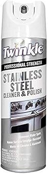 Amazon.com: Twinkle TI-525417 Stainless Steel Cleaner, 17 Ounce, 1.06 ...