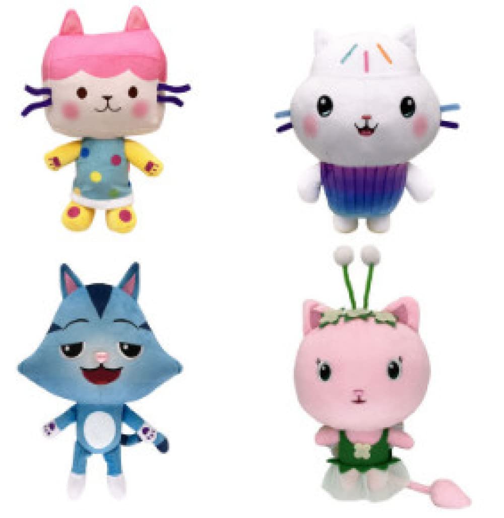 Buy 4 Piece Gabe Doll House Mermaid Cat Gabby's Dollhouse Gabe Doll ...