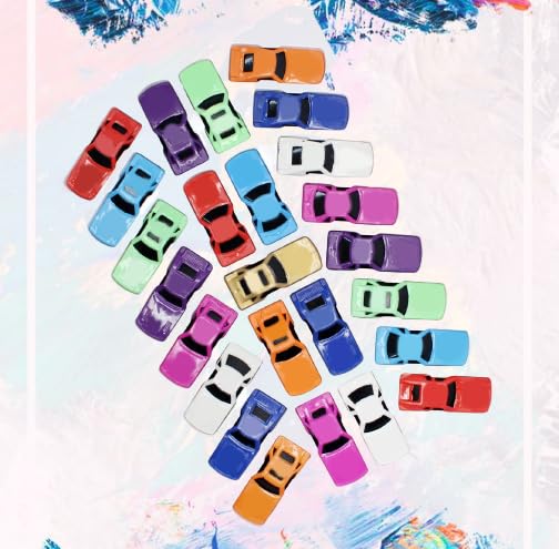 LEYSIN Combo of 24 Pcs Unbreakable Mini Racing Car Toy Set Colorful ...