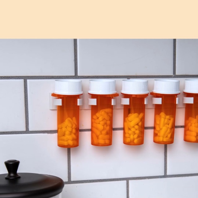 Watch Spice Clip Gripper Clip Strips holds spice jars to organize on ...