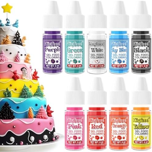 Amazon.com : Gel Food Coloring - 22 Vivid Colors Gel Food Coloring Set ...