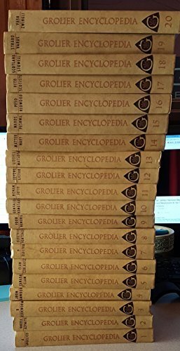 GROLIER ENCYCLOPEDIA 20 VOLUME SET COMPLETE: Ellen V. McLaughlin ...