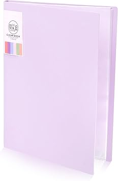 Amazon.com : Hariendny Purple Art Portfolio Folder with 30 Pocket ...