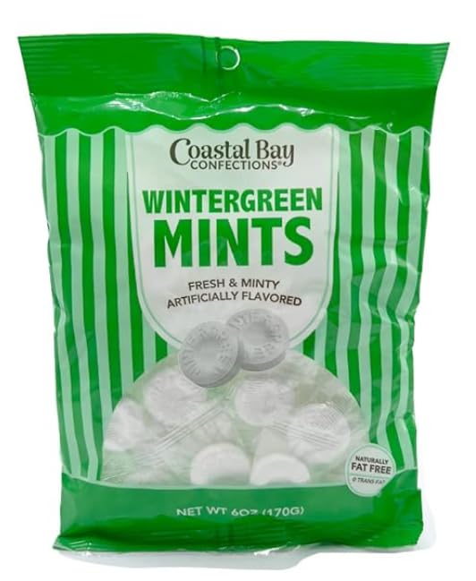 Amazon.com : Costal Bay Confections Wintergreen Mints Fresh & Minty ...