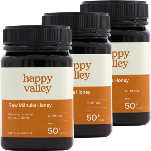 Amazon | マヌカハニー MGO 50+ マルチフローラル 500g×3本
