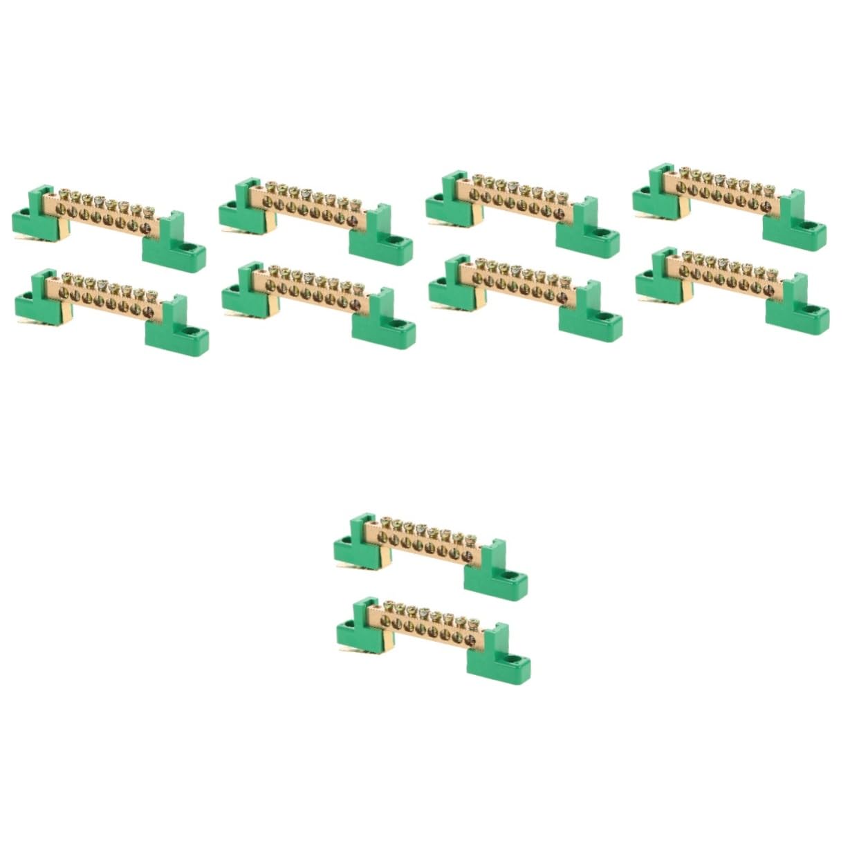 VILLFUL 10pcs Electrical Enclosure Terminal Block Barrier Strip ...