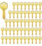 Brass Finish Uncut Key Blanks, SC4 (6SH1) Blank Keys, SC4 Key Blanks 6 ...
