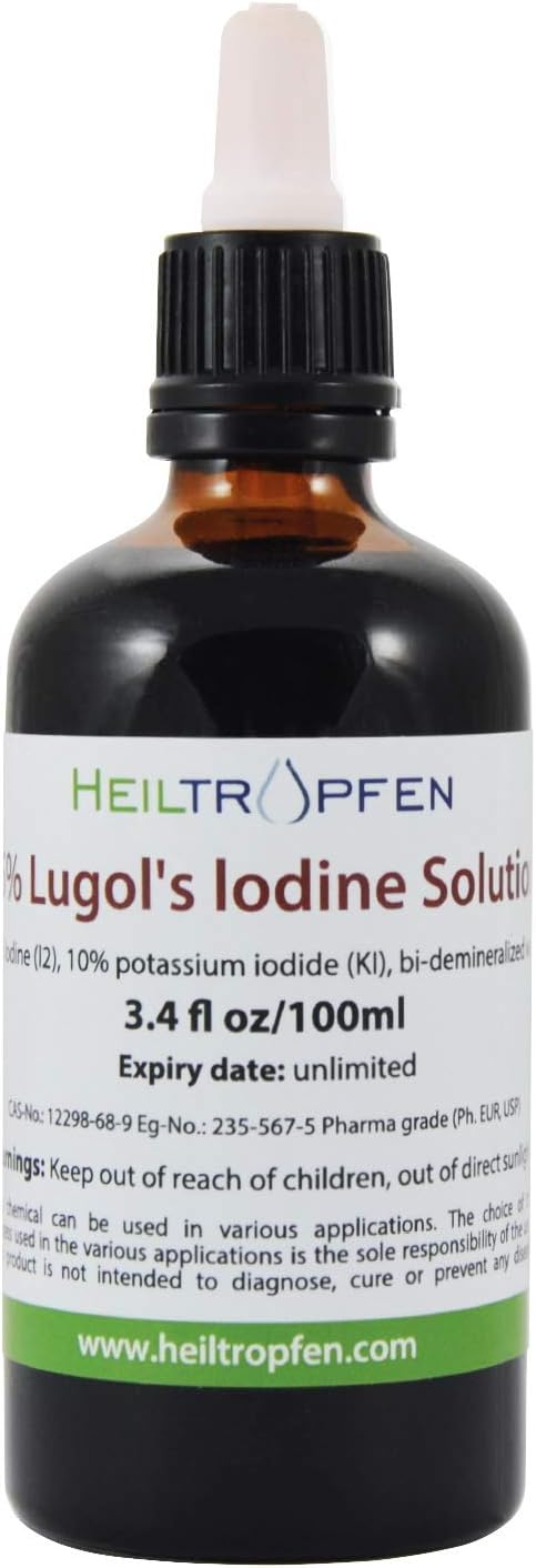 Lugols Jodium 5% 100 ml | Ingrediënten van farmaceutische kwaliteit ...