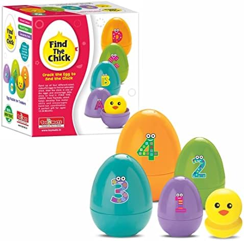 toymate Find The Chick In Egg Nesting Toy - Helps In Motor Skills ...