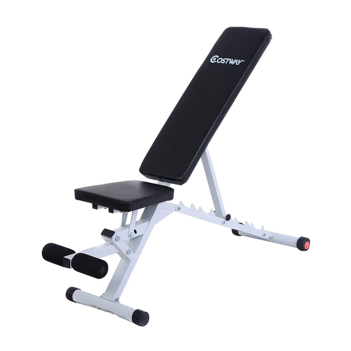 Buy Goplus® Standard Incline Sit Up Bench Flat AB Board Adjustable ...