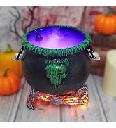 Amazon.com: Cauldron Halloween Decor 8" Witch Plastic Cauldron with 12 ...