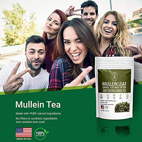 Herbal Hermit Mullein Leaf Tea (3 oz/85 grams) Herb for Respiratory ...