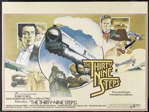 The 39 Steps Poster Movie 30 x 40 In - 77cm x 102cm Robert Powell David ...