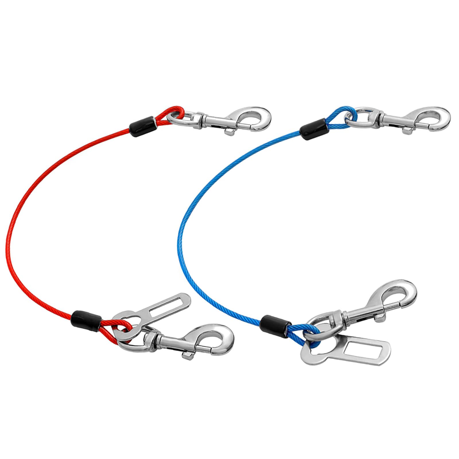 Buy Mi Metty Dog Car Harnesses.2PACK Dog Car Seatbelt Made of Coated ...