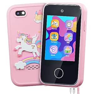 Buy ERTYU Kids Smart Phone Toys for Girls Ages 3-7 with Dual Camera ...