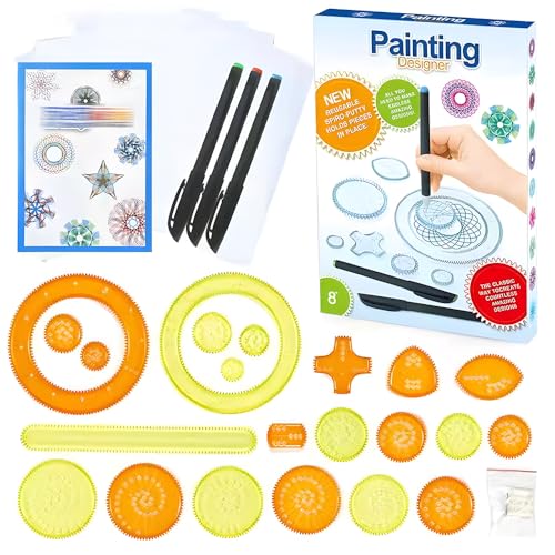 Dhqkqg Spirograph, Spiral Drawing Ruler, Spirograph Design Set, Spiral ...