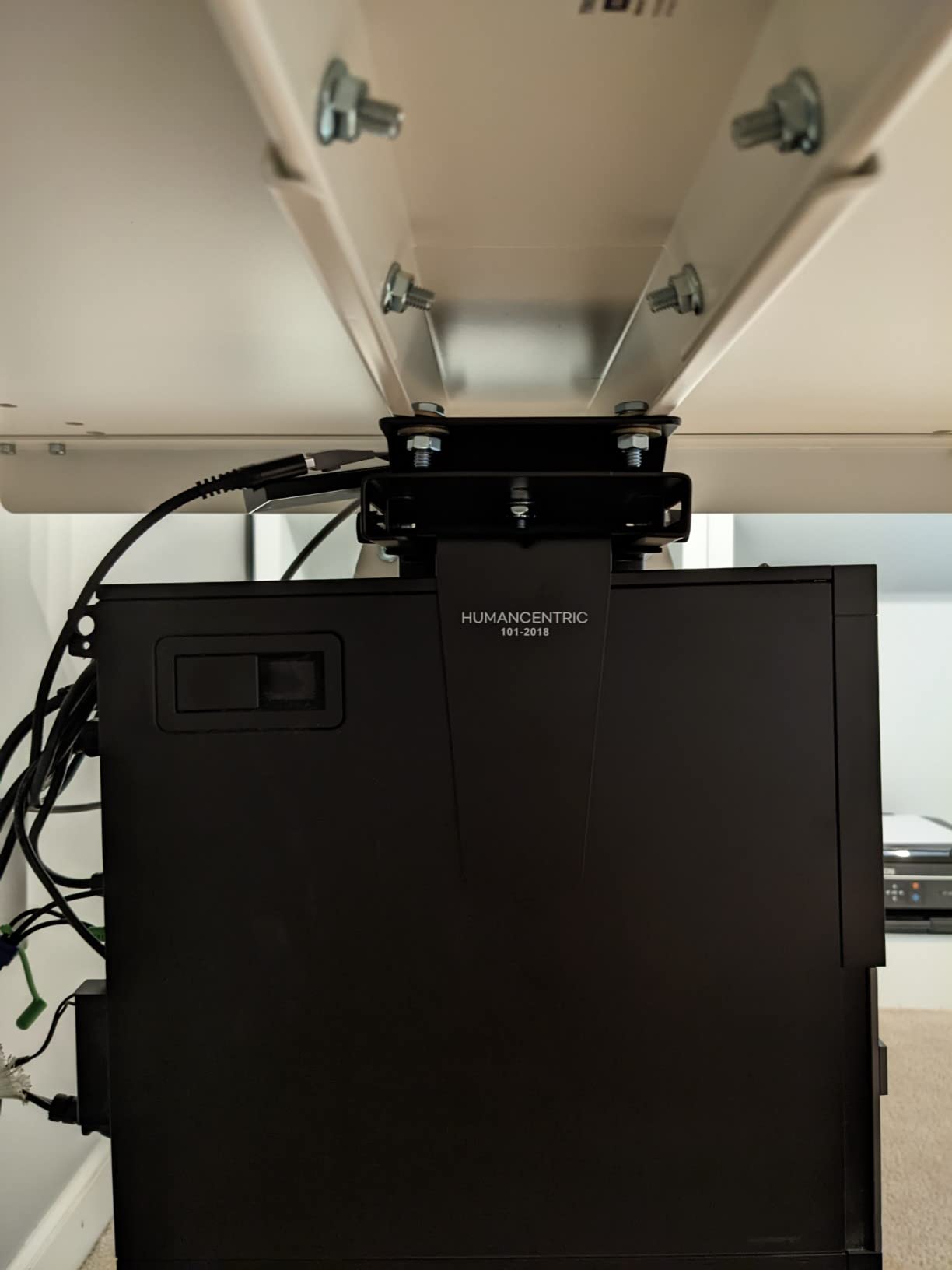 $8/mo - Finance HumanCentric Adjustable Under Desk Computer Mount and ...