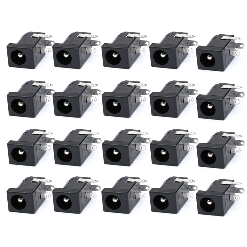 Amazon.com: EC Buying 20PCS DC-005 5.5mmx2.5mm DC Power Jack Plug 3 Pin ...