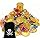 HPSOM Pirate Treasure Set for Children with Pull Bag - 100 Gold Coins ...