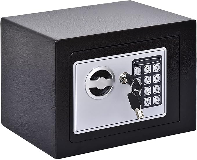 XRWIIZ Digital Safe Locker Box For Home & Office | Inbuilt LED Light ...