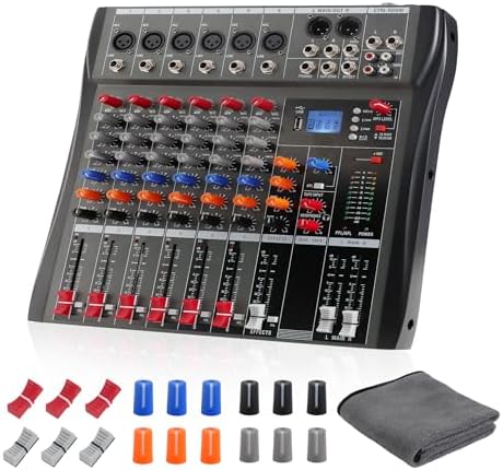 Amazon.com: 3 Channel Bluetooth Audio Mixer - DJ Sound Controller ...