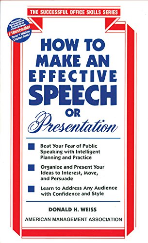 Buy How to Make an Effective Speech or Presentation Book Online at Low ...