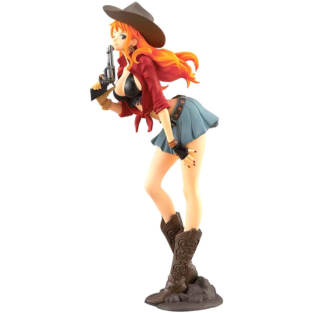 Buy KENMA One Piece Cowboy Nami Action Figures Cute Weeb Manga Collectible Treasure Cruise World ...
