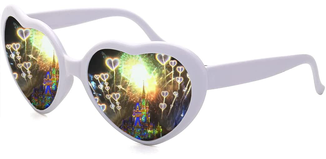 Buy Heart Shaped Sunglasses Turn Light into Heart Glasses Effect ...