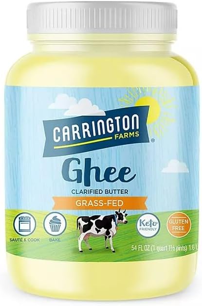 Amazon.com : Carington Farms - Ghee - Grass Fed, USDA Certified Ghee ...