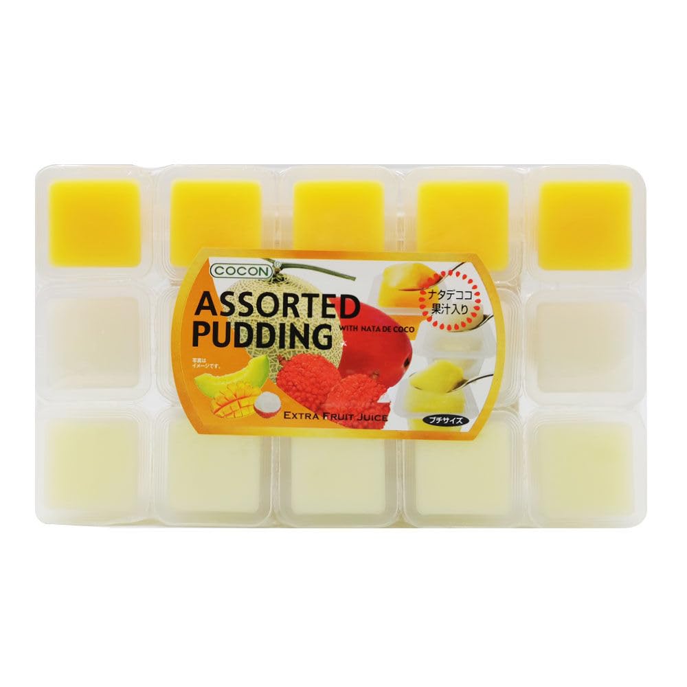 Buy Cocon Jelly Pudding With Nata De Coco Assorted Fruit Flavour (15pcs ...