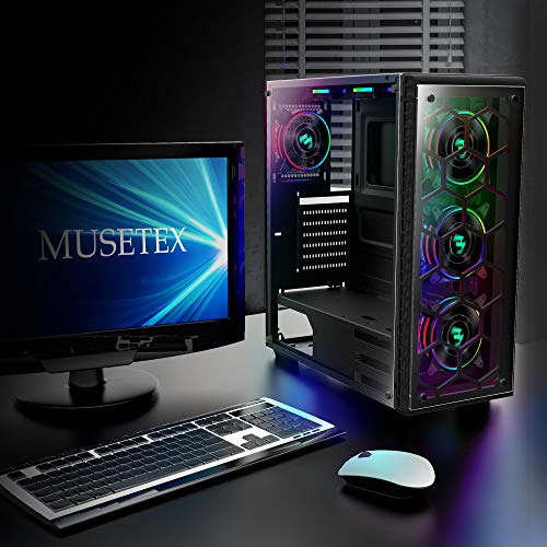 Snapklik.com : MUSETEX 903-S4 ATX Mid Tower Gaming Computer Case ...