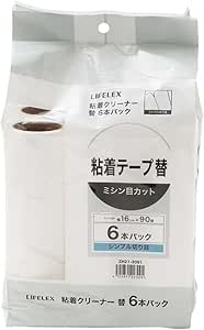 Amazon｜コーナンオリジナル LIFELEX 粘着クリーナー替 6P ZH21-3091｜粘着式クリーナー オンライン通販