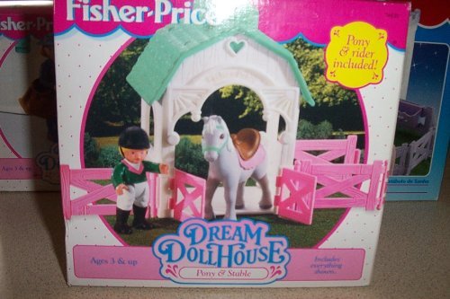FISHER PRICE LOVING FAMILY PONY & STABLE SET 2000 : Amazon.in: Toys & Games