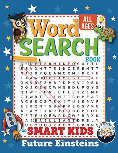 Word Search Book for Smart Kids: Challenging Search and Find Puzzle ...