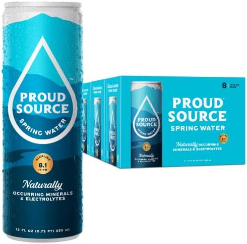 Amazon.com: Proud Source Alkaline Spring Water, Natural Minerals ...