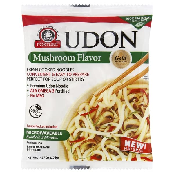 Amazon.com : Fortune Udon Mushroom Flavor, 7.27 Ounce : Grocery ...