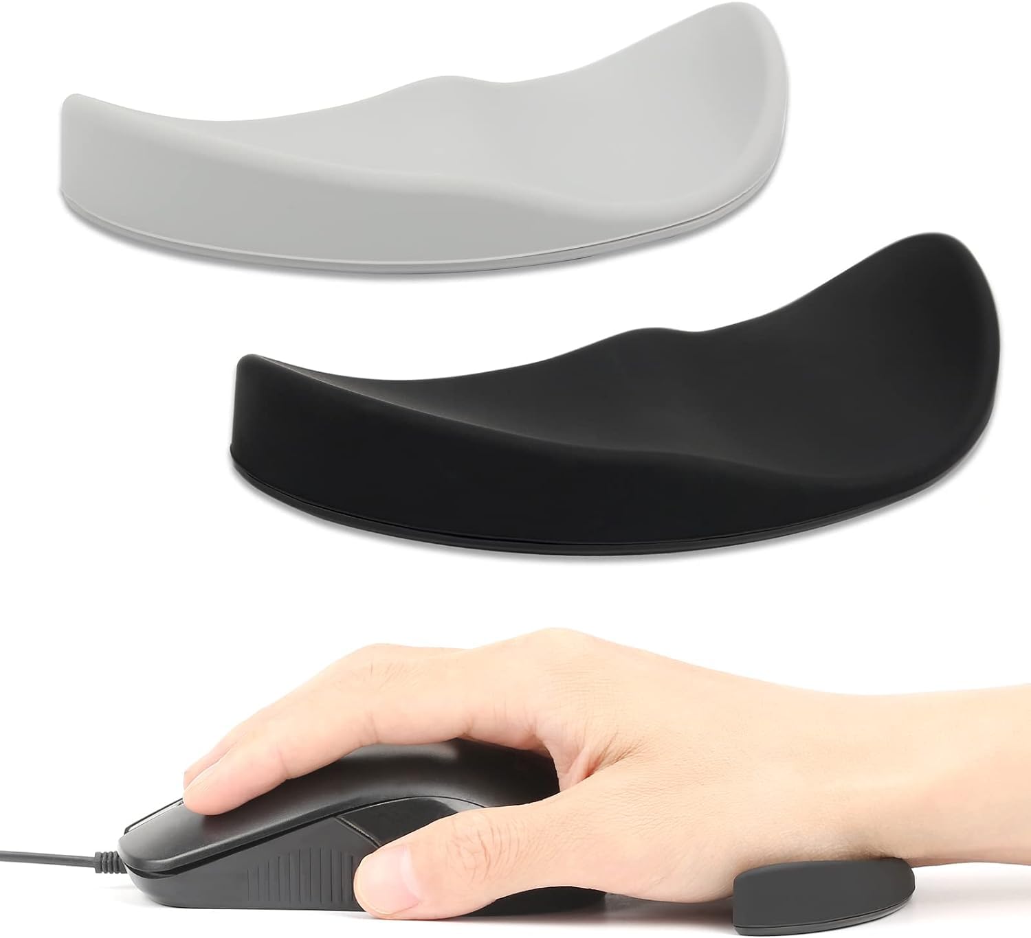 Ergonomic Mouse Wrist Rest, Mouse Wrist Pad Glide for Gaming, Sliding ...