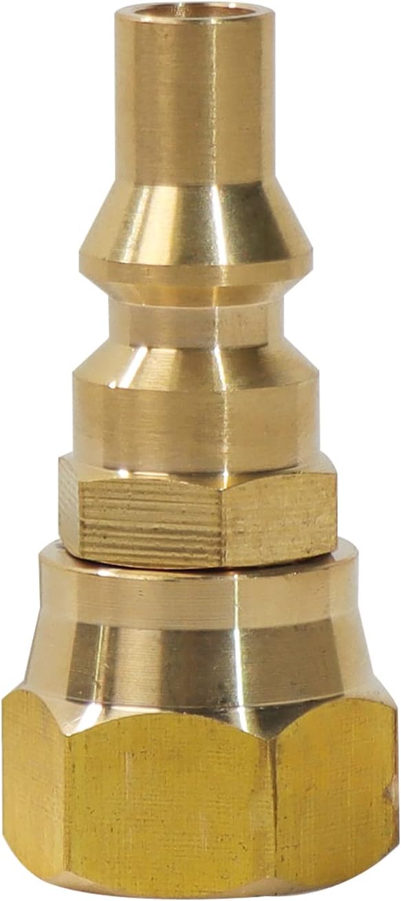 Amazon.com : 1/4" RV Propane Quick Connect Adapter Fittings for Coleman ...