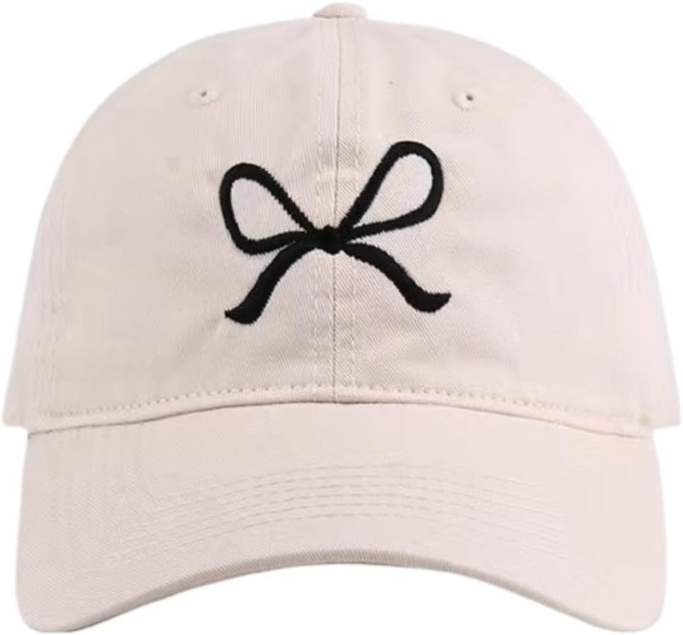 Sumleno Womens Trendy Cute Bow Baseball Cap Y2k Aesthetic Preppy Sun ...