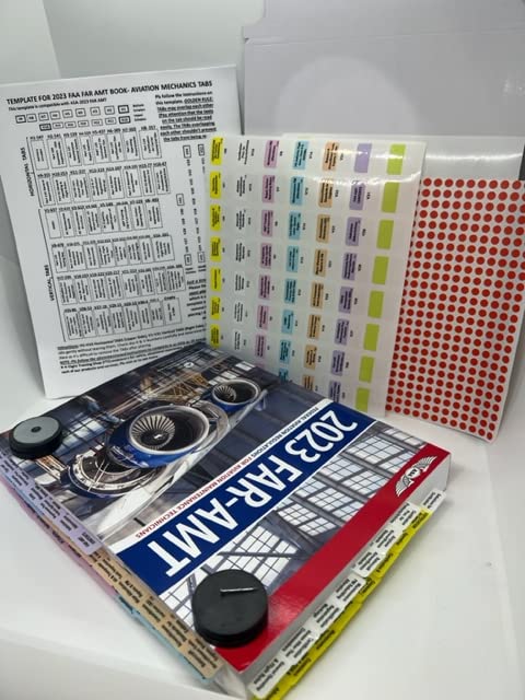 Snapklik.com : 2024 ASA FAR AMT TABs For Aviation Maintenance ...