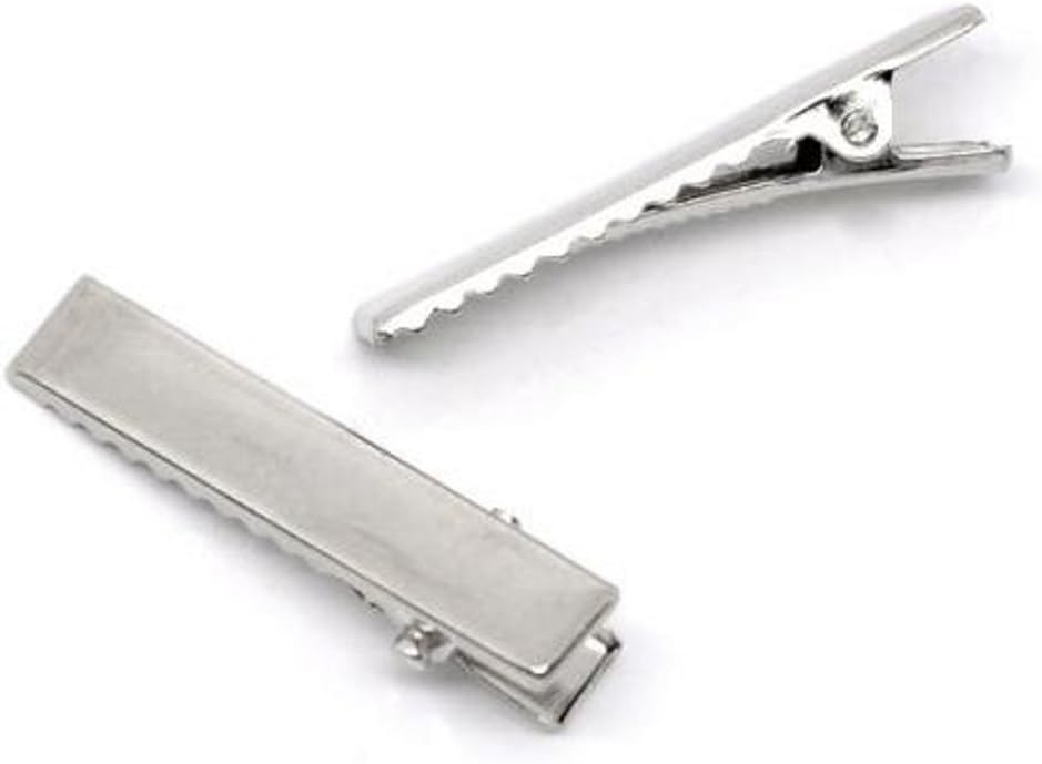 Live-wire-direct 10 x Small Bow Crocodile Alligator Prong Hair Brooch ...