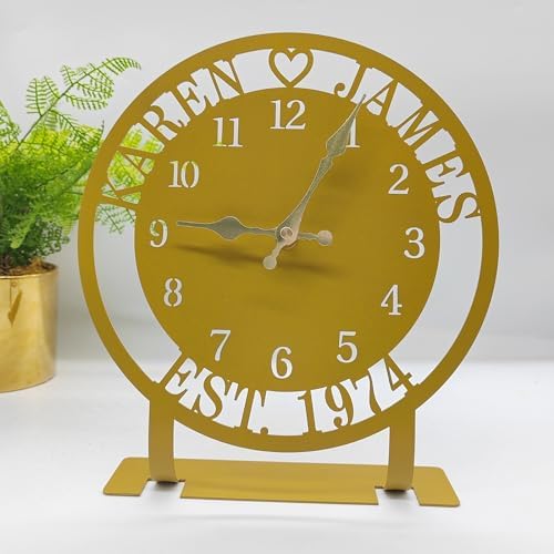 Amazon.com: HZYCYYFC Personalized Anniversary Wedding Gift, Desk Table ...