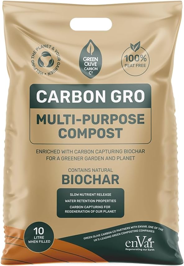 Carbon Gro 10L Bag Multi Purpose Peat Free Compost with Added Carbon ...