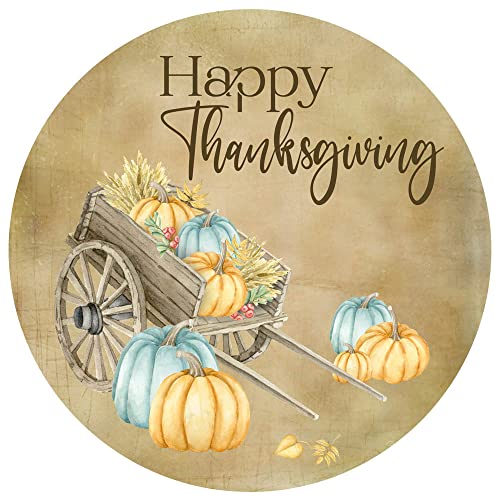 Amazon.com: Rustic Fall Harvest Pumpkins Happy Thanksgiving Stickers by ...