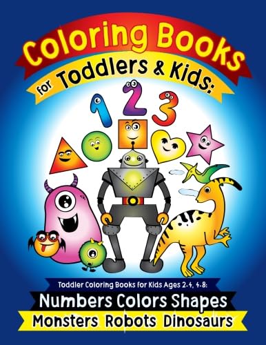 Coloring Books for Toddlers & Kids: Toddler Coloring Books for Kids ...