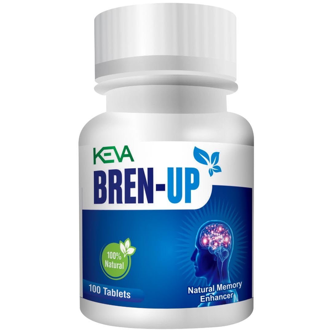 Keva Bren up Tablet | Brain Health | Focus Grow | 100 Tablets : Amazon ...