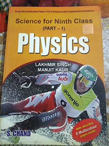 S Chand Physics for class 9 by lakhmir Singh & Manjit Kaur [Paperback ...