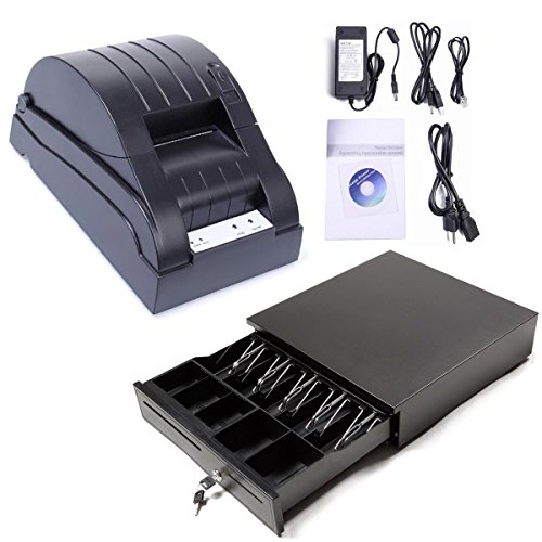 Amazon.com: USB 58mm POS Thermal Dot Receipt Printer Set + Electronic ...