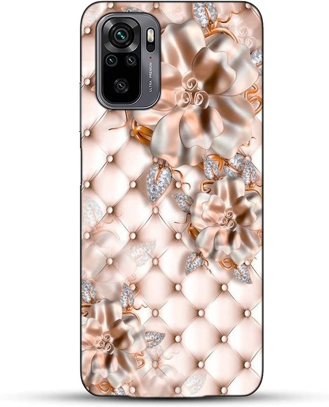 Hard Plastic 3D Printed for Redmi Note 10 Pro Flower Multi Colour for ...